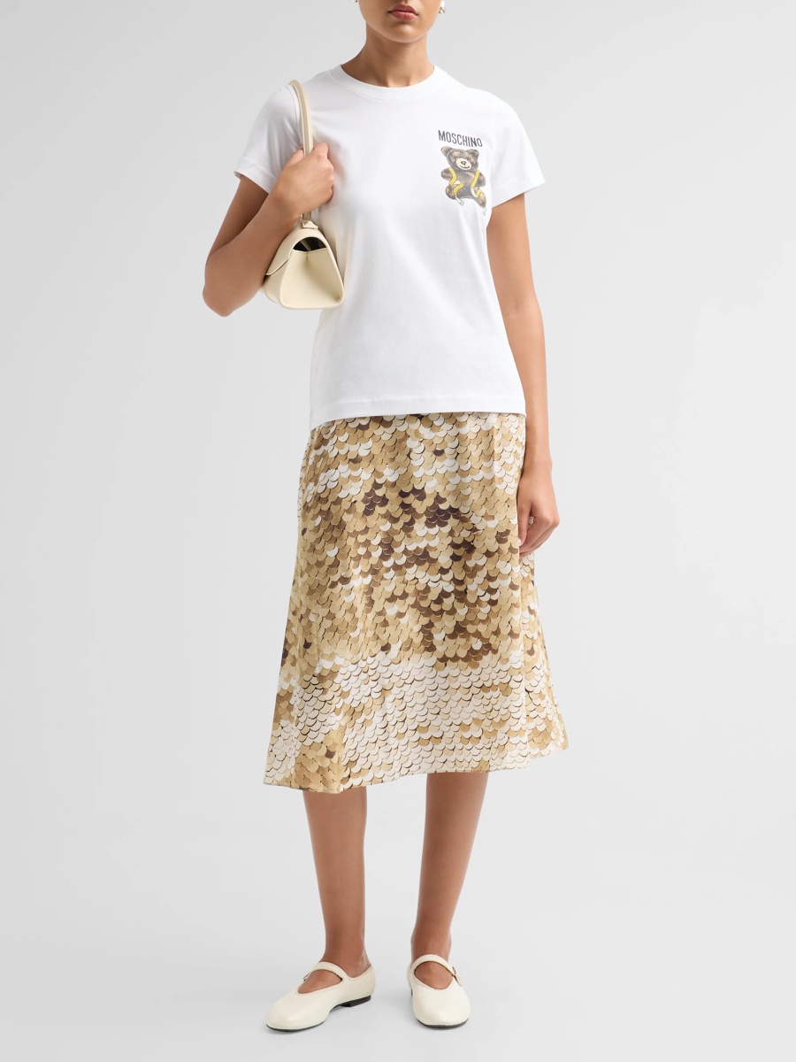 MOSCHINO tailor teddy bear cotton t-shirt